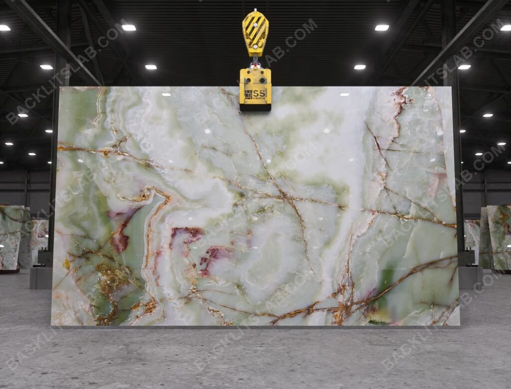 Green Onyx Backlit Slab for Sale - Buy Online