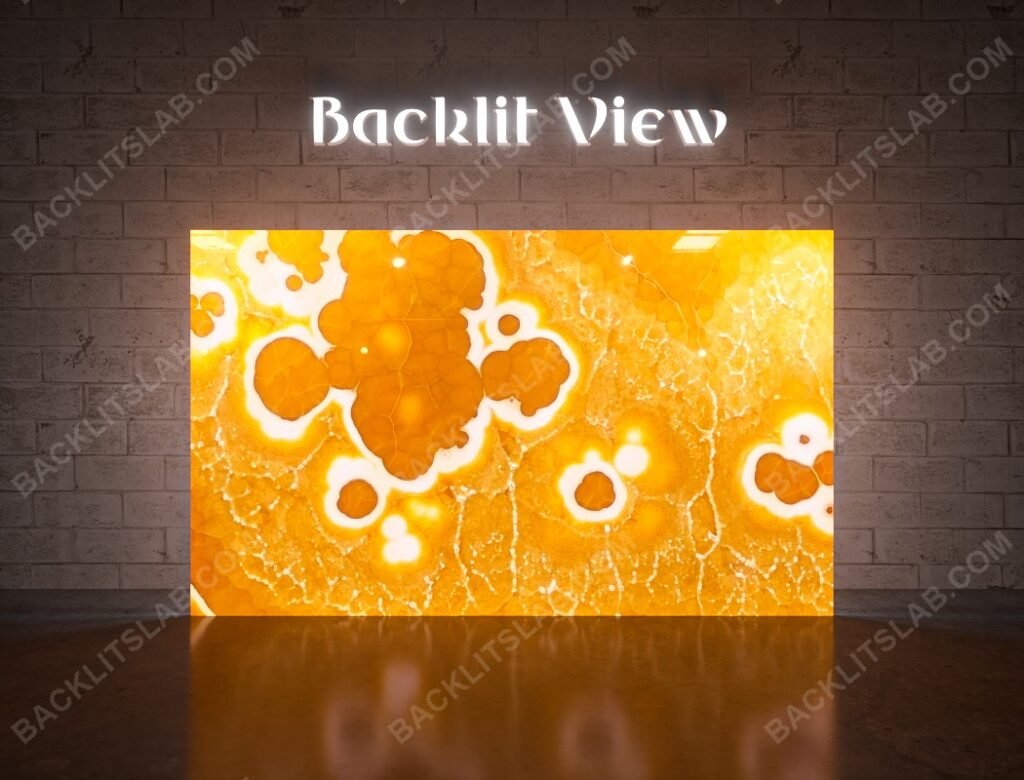 Honey Onyx Backlit Slab - Buy Online | Premium Quality