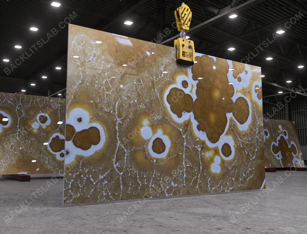 Honey Onyx Backlit Slab - Buy Online | Premium Quality