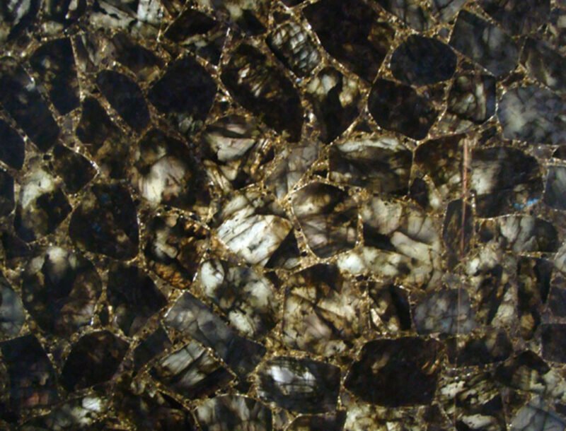 Labradorite Gemstone Backlit Slab - Buy Now - Global Shipping