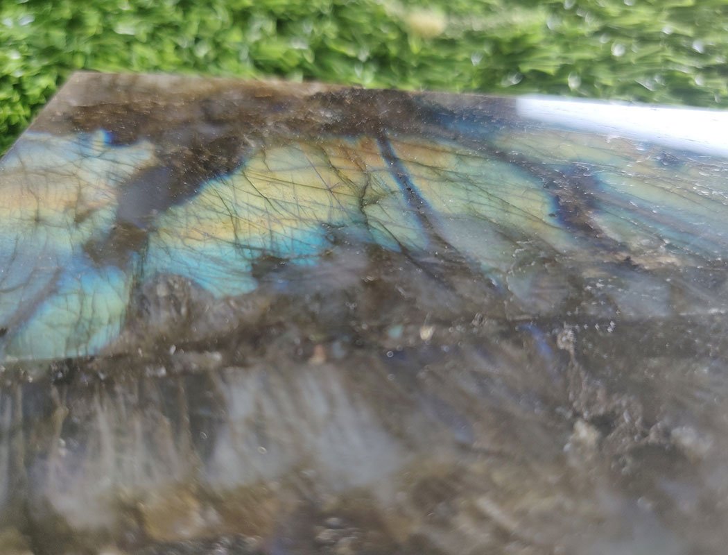 Labradorite Gemstone Backlit Slab - Buy Now - Global Shipping